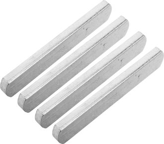 Cabilock 4 Stück Teiliges Fitness Gewichtsplatten Stahl für Gewichtsweste Robuste Trainingsgewichte für Kraftaufbau Ausdauer und Lauftraining Verlässliches Zub