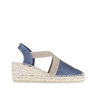 Toni Pons Espadrille pour Femme en Tissu de Coton - Triton - Marine, 35 EU
