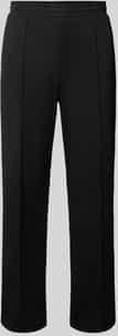 Review Straight Fit Sweatpants mit elastischem Bund