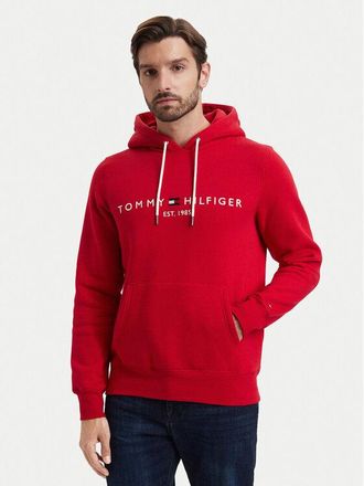 Tommy Hilfiger Sweatshirt Logo MW0MW11599 Rot Regular Fit