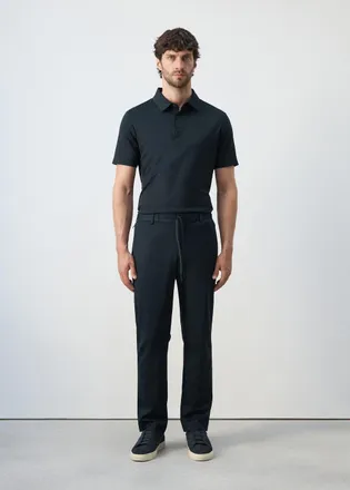 Mango Pantalon chino confort extensible bleu marine - Homme - 38 - MANGO MAN