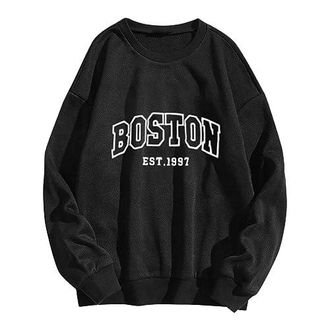 Generic 2025-2023 Pull &agrave; capuche sans capuche pour femme - Sweat &agrave; capuche sans chapeau - Sport d&eacute;contract&eacute; - Haut imprim&eacute; lettre couleur - Veste &agrave; capuche en