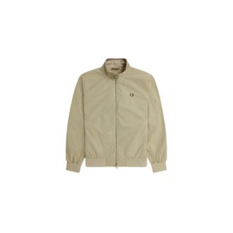 Fred Perry Vollst&auml;ndig gef&uuml;tterte Nylon-Twill-Jacke - - Jackets - Damen - Gr&uuml;n - 2XL