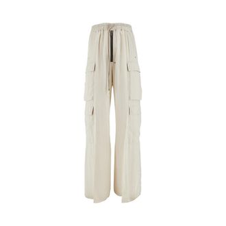 Rick Owens Cargobelas viscose-blend pants Man 48