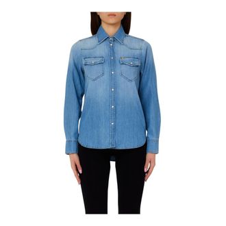 Liu Jo Damen, Blusen & Hemden, Blau, MGr&ouml;&szlig;e