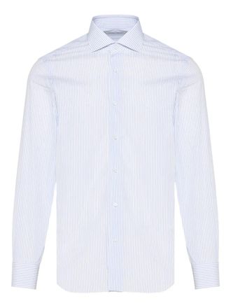 Barba chemise &agrave; rayures - Bleu