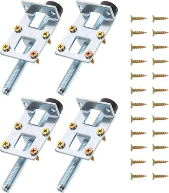 BESPORTBLE Ipetboom Verstellbare M&ouml;belf&uuml;&szlig;e 4 St&uuml;ck Hochleistungs Nivellierf&uuml;&szlig;e mit Schrauben und Muttern Verstellbare Tisch und M&ouml;belbeine f&uuml;r Schr&auml;nke Tische Wa