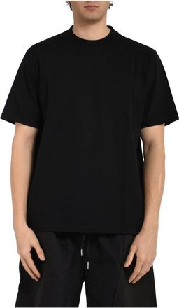 Arte Homme, Tops, Noir, Taille: S T-shirt &agrave; Col Rond