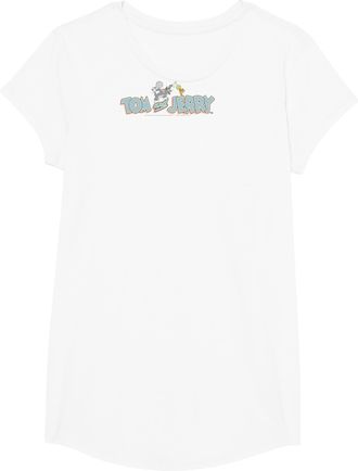 Tom & Jerry Tom and Jerry Tennis Logo T-Shirt