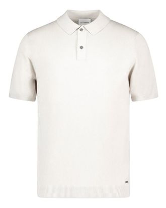 Roy Robson Leichtes Glattstrick-Poloshirt aus einem Baumwoll-Mix, Regular Fit in