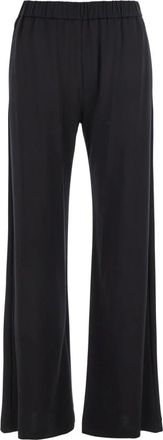 Pla&icirc;n Plain, Femme, Pantalons, Noir, Taille: 36 FR Wide Pantalons