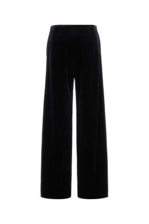 Alberta Ferretti Velvet Trousers - Black