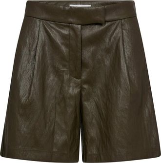 Co'Couture Femme, Shorts, Vert, Taille: 40 FR GittCC Pleat Shorts