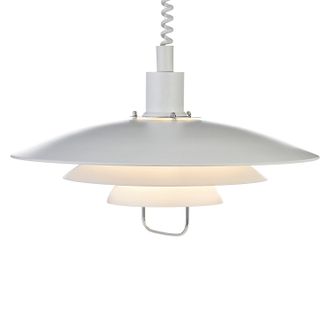 Markslöjd home24 Pendelleuchte Kirkenes II 48 x 26 x 48cm Weiß Material: Metall Metallart: Edelstahl Oberfläche Metall: Pulverbeschichtet E27