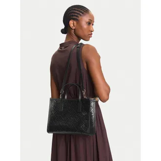 Tommy Hilfiger Handtasche Tommy Hilfiger Th City Mini AW0AW17500 Dunkelblau