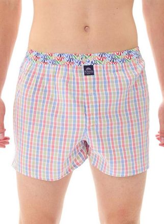 MC Alson Herren Boxershorts mehrfarbig Reine Baumwolle Gemustert