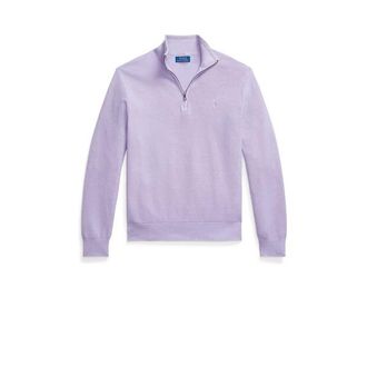 Polo Ralph Lauren Hochgeschlossener Baumwollpullover in Lila
