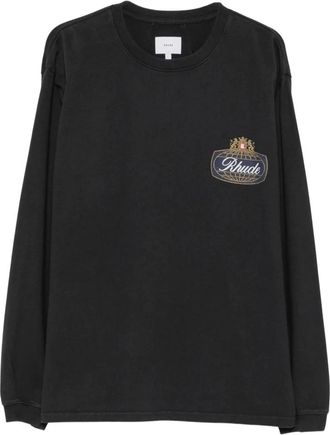 Rhude Herren, Oberteile, Schwarzk, SGr&ouml;&szlig;e