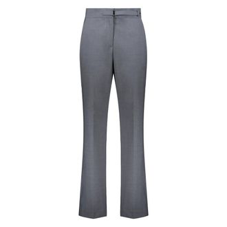 Moorer Pantalon &eacute;l&eacute;gant large - Femme - Pantalons - Gris - Taille: 36 FR
