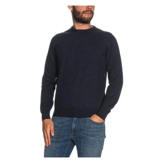 Gran Sasso Paricollo Rundhals - - Knitwear - Herren - Schwarzk - L