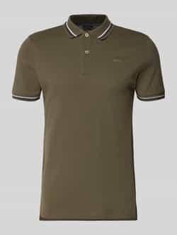 Geox Slim Fit Poloshirt mit Kontraststreifen