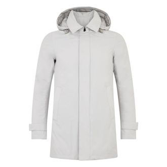 Herno Langer Parka mit Kapuze - - Coats - Herren - Grau - 2XL