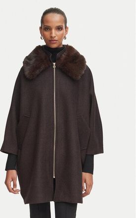Rinascimento Rinascimento &Uuml;bergangsmantel CFC0130344003 Dunkelbraun Oversize