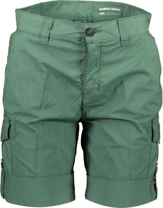 North Sails Femme, Shorts, Vert, Taille: 42 FR Short Bermuda Vert avec D&eacute;tails Contrast&eacute;s