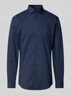 Eterna Slim Fit Businesshemd mit Stretchanteil und Streifenmuster