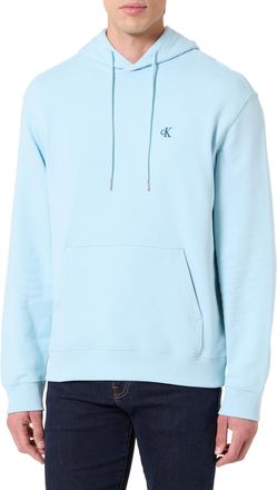 Calvin Klein Herren Ls Eu 350terry Monogram Hoodie Lv04rc297g Sweatshirts, Blue(Stratosphere), M