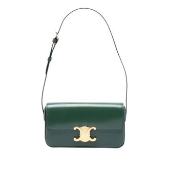 Celine Pre-owned Vintage Schultertasche - - Pre-owned - Damen - Gr&uuml;n - ONE SIZE