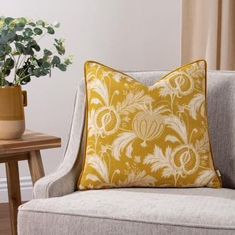 furn. Evans Lichfield Chatsworth Heirloom Kissen, gefüllt, mit Paspelierung und Federn