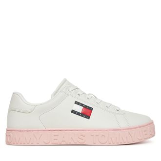 Tommy Jeans Sneakers Tommy Jeans Tjw Logo Outsole Sneaker Ess EN0EN02703 Weiß