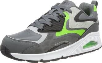 Skechers Jungen Uno Gen1 Color Surge Sneaker, Holzkohle, 34 EU