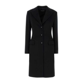 Dolce & Gabbana Panno Lana Gr 570 - - Coats - Damen - Schwarzk - M