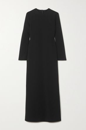 The Row Amara Maxikleid Aus Cr&ecirc;pe - Schwarz