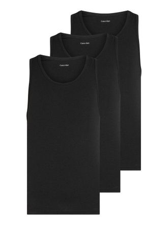 Calvin Klein Underwear T-Shirt TANK 3PK (Packung, 3-tlg., 3er-Pack) mit Logo am Saum
