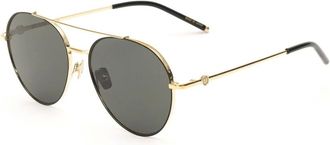 Belstaff unisex, Accessoires, Jaune, Taille: ONE Size Lunettes de Soleil en Titane Dor&eacute; Magnumdoradon