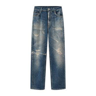 Jucca Gerades Jeans - - Jeans - Damen - Blau - S