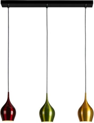 Searchlight Suspension 3 lumi&egrave;res Vibrant color&eacute; - 6463-3