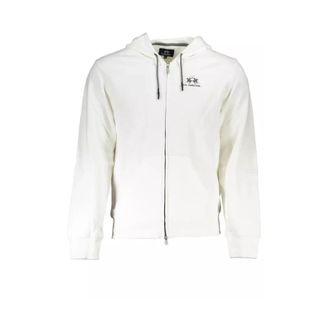 La Martina Wei&szlig;er Kapuzen-Zip-Sweatshirt - - Sweatshirts & Hoodies - Herren - Wei&szlig; - 2XL