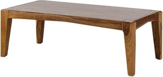 Massivmoebel24 Couchtisch Sheesham 120x60x40 braun lackiert ancona 101