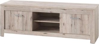 M&S Collection M&s - Meuble tv 2 portes 160x45x54 cm décor chêne - fumay