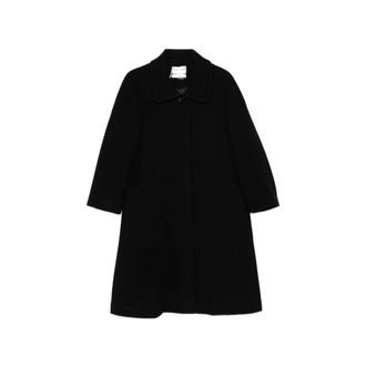 Low Classic Button-up Collared Coat