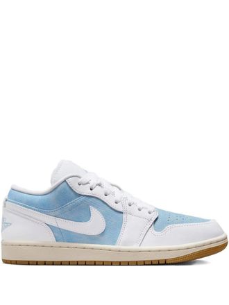 Nike Jordan baskets Air Jordan 1 Low Denim - Worn Blue - Blanc