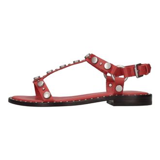 Ash Ash, Femme, Chaussures, Rouge, Taille: 38 EU Prisma Studded Flat Sandal