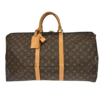 Louis Vuitton unisex, Pre-owned, Brun, Taille: ONE Size Pre-owned Keepall bandouliere bag