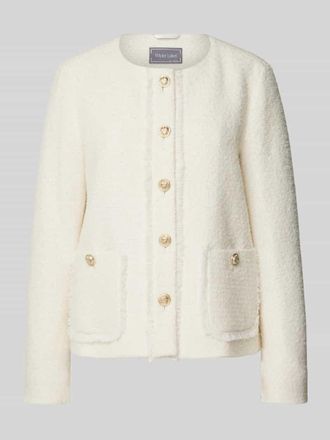 White Label Blazer mit Rundhalsausschnitt