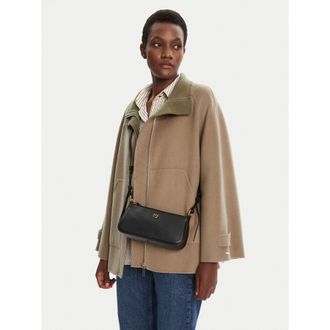 Pinko Handtasche PINKO Half Moon Baguette Mini AI 25-26 PLTT 105069 A0QO Schwarz