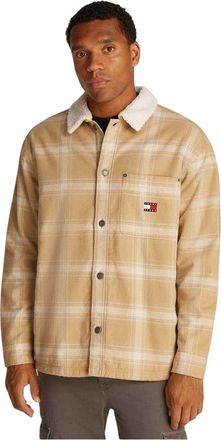 Tommy Jeans Hemdjacke f&uuml;r Herren (Hellbraun)